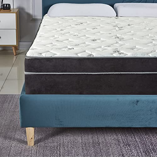 Treaton, 12-Inch Euro Top Firm Foam Encased Mattress/Orthopedic Support for A Restful Night, Twin