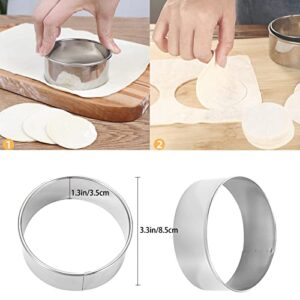 Household Double Head Automatic Dumpling Maker Mould,Sameme Dumpling Press with Kneading Pad,2 Dough Pressing Tools and Spoon.Quick Dumpling Empanadas Pierogi Maker Tools for Home,Kitchen Restaurant