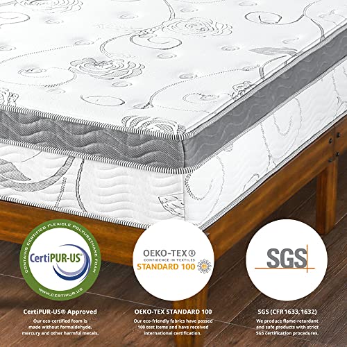 Oleesleep 13" Box Top Hybrid Gel Infused Mattress, Full