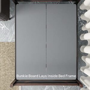 Mayton, 1.5-Inch Split Fully Assembled Bunkie Board for Mattress/Bed Support, Twin XL, Grey