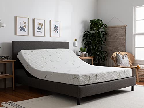 Tulo 6" Firm Comfort Memory Foam Bamboo Pressure Relief Mattress in a Box | King Size