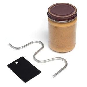 ezpb peanut butter stirrer multi-size: fits 26-30 oz jars - invented & 100% made in usa