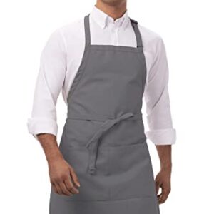 Chef Works Unisex Butcher Kitchen-aprons, Gray