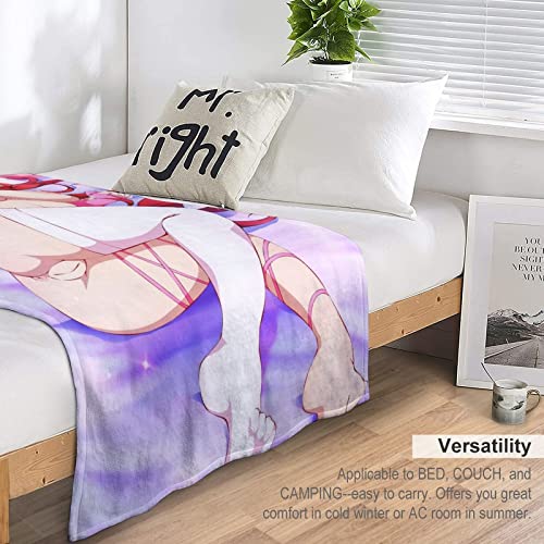 Highschool_dxd-013Anime Blanket Super Soft Throw Blanket Warm Bed Blanket for Couch Sofa Living Room Bedroom