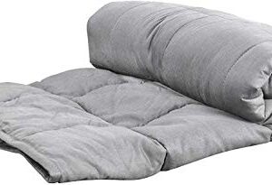 HomGarden Weighted Blanket for Adult (15lbs, 48" x 72"), Washable Heavy Blankets Cotton