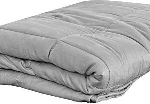 HomGarden Weighted Blanket for Adult (15lbs, 48" x 72"), Washable Heavy Blankets Cotton