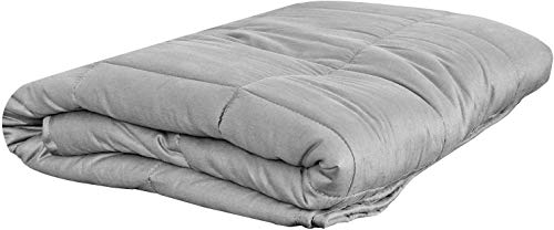 HomGarden Weighted Blanket for Adult (15lbs, 48" x 72"), Washable Heavy Blankets Cotton