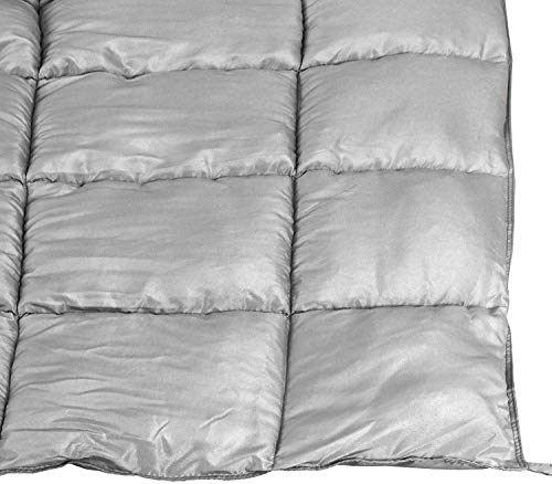 HomGarden Weighted Blanket for Adult (15lbs, 48" x 72"), Washable Heavy Blankets Cotton