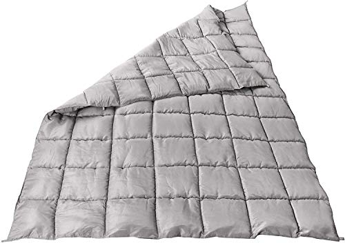 HomGarden Weighted Blanket for Adult (15lbs, 48" x 72"), Washable Heavy Blankets Cotton