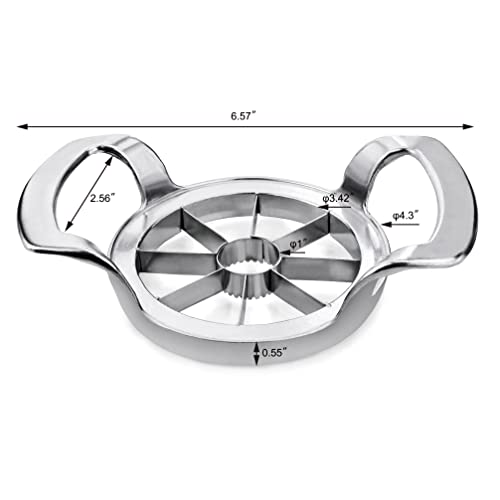 New Star Foodservice 42887 Heavy Duty Commercial Apple Corer and Divider, Powder Coating Finish