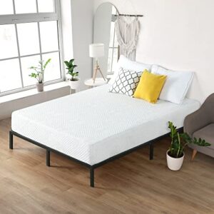 olee sleep 8 in solar memory foam mattress queen 08fm01q white