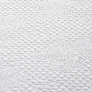 Olee Sleep 8 in Solar Memory Foam Mattress Queen 08FM01Q White