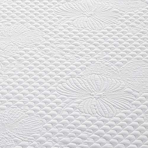 Olee Sleep 8 in Solar Memory Foam Mattress Queen 08FM01Q White