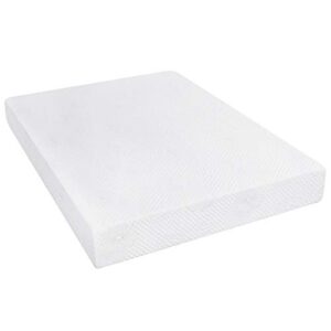 Olee Sleep 8 in Solar Memory Foam Mattress Queen 08FM01Q White