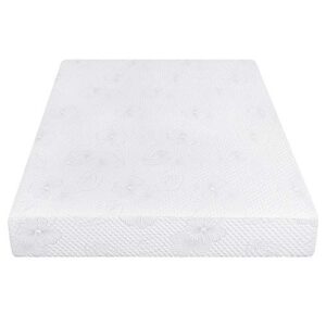 Olee Sleep 8 in Solar Memory Foam Mattress Queen 08FM01Q White