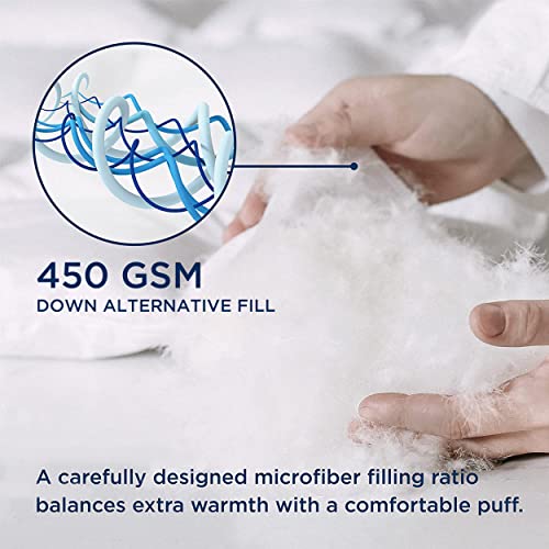 Bedsure King Mattress Pad Deep Pocket - Pillow Top Mattress Topper King Size, Cooling Cotton Quilted King Mattress Cover Stretches up to 21" Deep, Padded Pillow Top with Fluffy Down Alternative Fill