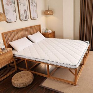 Hotel Thicken Folding Mattress, 3e Coconut Palm Mattress Pad Orthopedic Coir Sleeping Mat Firm Feel Quiet Tatami Guest Bed-8cm Twin