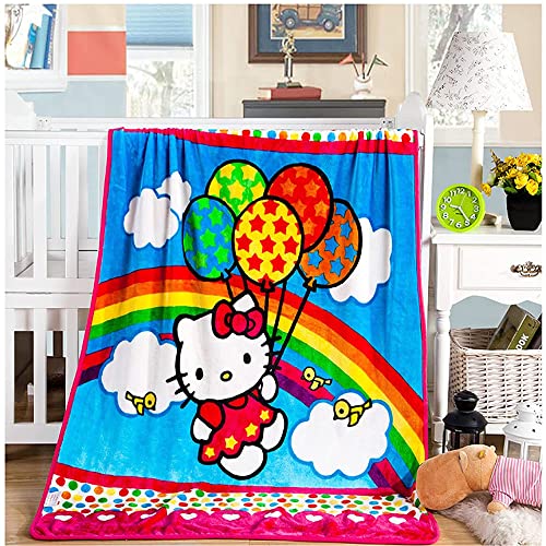 WINGSIGHT Dinosaur Throw Blanket Cartoon Painting Adults & Baby Cozy Plush Fleece Coral Velvet Fuzzy Blanket for Bedroom Bed Couch Chair Living Room Air Conditioning Cool Blankets 39"X55" (Blue)