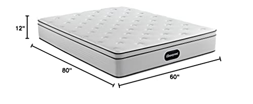 Beautyrest BR800 12 inch Plush Euro Top Mattress, Queen, Mattress Only