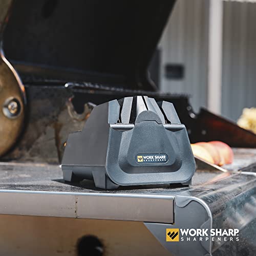 Work Sharp Electric Culinary E2 Kitchen Knife Sharpener - For Scissors, Cleavers, Nakiri, Serrated & Paring Knives