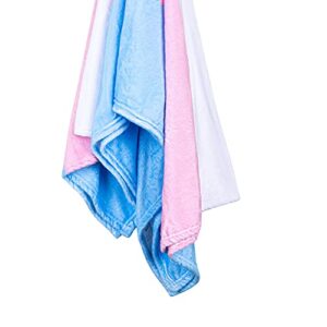 Transgender Pride Throw Blanket, Trans Pride Flag Blanket, Super-Soft Extra-Large Transgender Flag Blanket (50 in x 60 in) Warm and Cozy Throw for Bed, Couch or Sofa, Transgender Gifts, LGBTQIA+ Ally