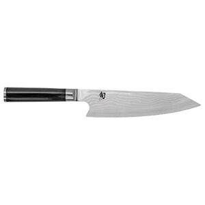 shun cutlery classic kiritsuke knife 8”, master chef's knife, ideal for all-around food preparation, authentic, handcrafted japanese knife, professional chef knife