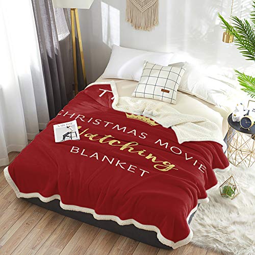 Singingin Christmas Sherpa Fleece Throw Blanket for Kids and Adults Movie Watching Blanket Red Super Soft Luxurious Plush Fluffy Throw Blankets Autumn Winter Warm Thermal Blanket 40x50inch