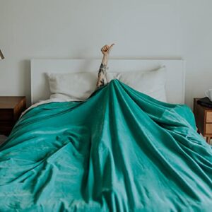 big blanket co original stretch teal | 120” x 120” (10' x 10') extra large throw blanket | soft, giant, cozy blanket that fits the whole family | the biggest, best gift idea of 2023