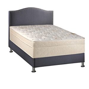 Comfort Bedding Foam Encased Eurotop Pillowtop Innerspring Mattress, Good for The Back, Full, White