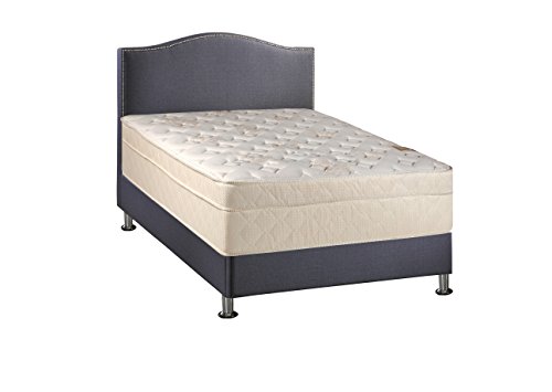 Comfort Bedding Foam Encased Eurotop Pillowtop Innerspring Mattress, Good for The Back, Full, White