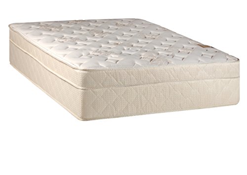 Comfort Bedding Foam Encased Eurotop Pillowtop Innerspring Mattress, Good for The Back, Full, White