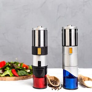 Star Wars Lightsaber Electric Salt and Pepper Mill Grinder (Pack of 2)