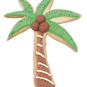 Summer Beach Cookie Cutter 3-Pc Set Made in USA by Ann Clark, Flip Flop, Sunglasses, Palm Tree