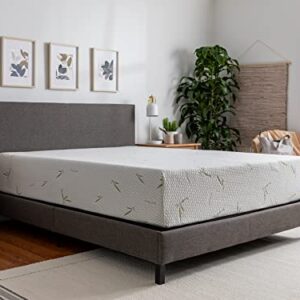 Tulo 12" Medium-Plush Memory Foam Bamboo Pressure Relief Mattress in a Box | Queen Size