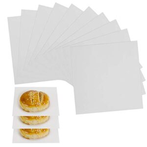 Parchment Paper Squares, 4x4 Inch, Set of 300, Small Hamburger Patty Paper/Nonstick Precut Square Baking Parchment for Separating Small Burger Patty, Cookies & Other Foods, or Baking & Candy Wrapper