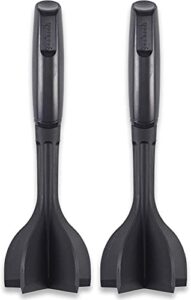 goodcook high-temp nylon 5-blade head 10" hamburger ground meat choppers pack of 2, black