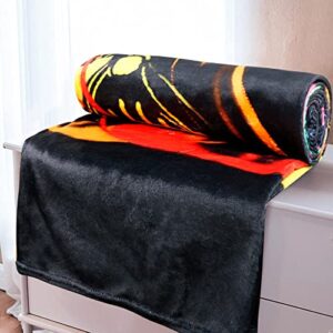 Classic Soft Warm Space Movie Blanket Lightweight Cozy Throw Blankets for Couch Flannel Blanket Throw for Kids Adult Air Conditioning Blankets 60X80Inch