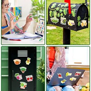 16PCS Funny Fridge Magnets Veggie and Fruit Puns Cute Magnets Vegetables Refrigerator Magnets Vegan Decorative Magnets Fun Magnets for Fridge Office School Whiteboard Magnet Stickers for Adult