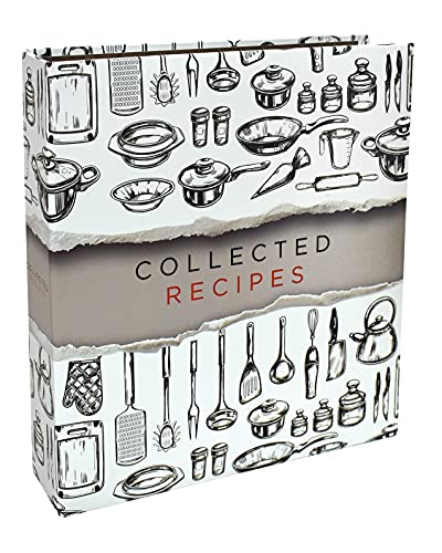 Recipe Binder, 8.5" x 9.5" 3 Ring Binder Organizer Set (with 50 Page Protectors, 100 4" x 6" Recipe Cards & 12 Category Divider Tabs) by Better Kitchen Products, Sleek Kitchen Design