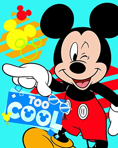 Northwest Mickey Cool Mouse 46" x 60" Fleece Throw Blanket