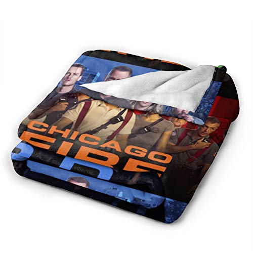 Chicago Pd Blanket Ultra Soft Home Fleece Flannel Blanket All Season Throw Blankets for Sofa,Bed Tapestries Cover 50"x40"