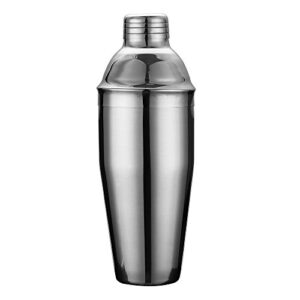 qll 25oz stainless steel no leaks cocktail shaker, pro mixing good solid martini/drink shaker