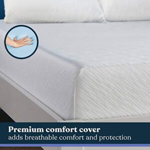 EARLY BIRD Essentials 6 Inch Gel Memory Foam Mattress, Twin, Dual Layer Comfort