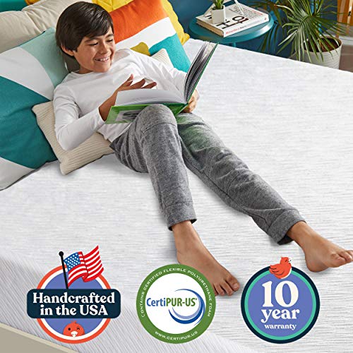 EARLY BIRD Essentials 6 Inch Gel Memory Foam Mattress, Twin, Dual Layer Comfort