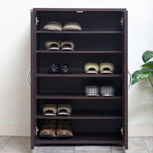 不二貿易(Fujiboeki) Fuji Boeki 86036 Shoe Box, Entryway Storage, 6 Tiers, Width 23.6 inches (60 cm), Natural