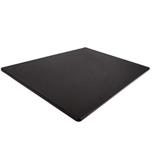 thirteen chefs large cutting boards for kitchen - 24" x 18" x .5" professional hdpe plastic chopping board for carving, dicing, mashing and more - commercial grade & dishwasher safe, black