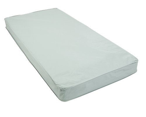 Drive Medical 15006EF Extra Firm Inner Spring Mattress, White, 80 x 36,Extra Firm