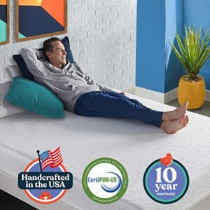 EARLY BIRD Essentials 8 Inch Gel Memory Foam Mattress, Full, Dual Layer Comfort