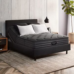 Beautyrest Black L-Class 13.5” Medium King Mattress, Cooling Technology, Supportive, CertiPUR-US, 100-Night Sleep Trial, 10-Year Limited Warranty