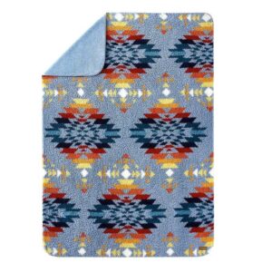 pendleton sherpa fleece throw (peak canyon), 50 x 70''